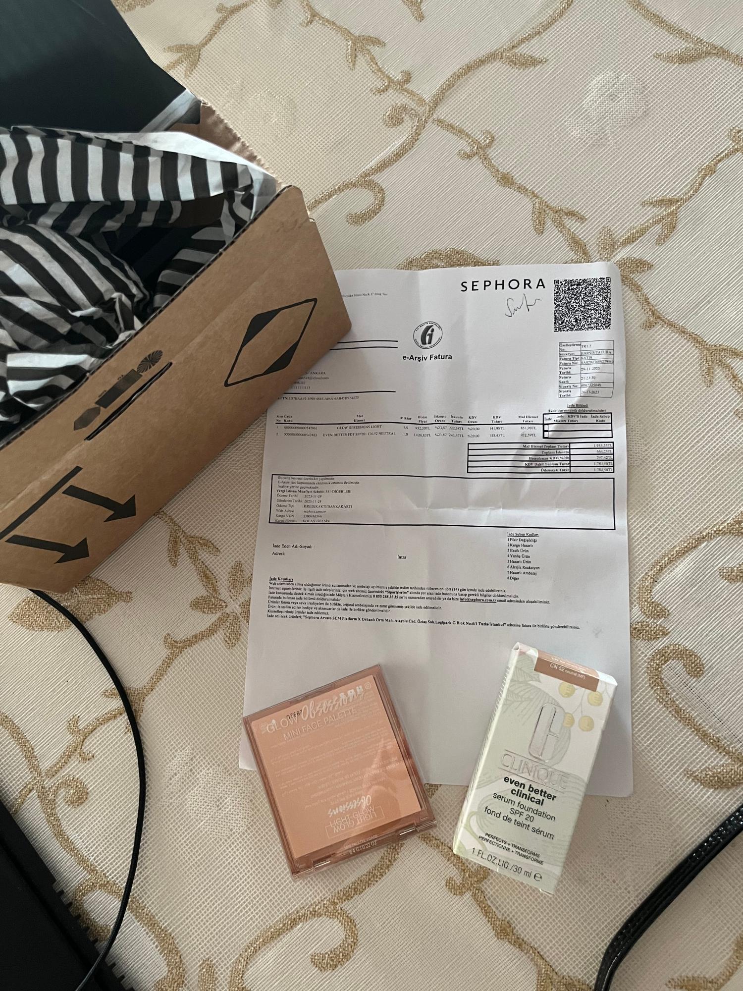 Sephora Black Kart Tester Ve Ürün Hediyesi Verilmemesi - Şikayetvar