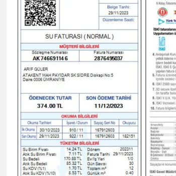 İstanbul Büyükşehir Belediyesi İSKİ Fatura Tutarı Hakkında - Şikayetvar