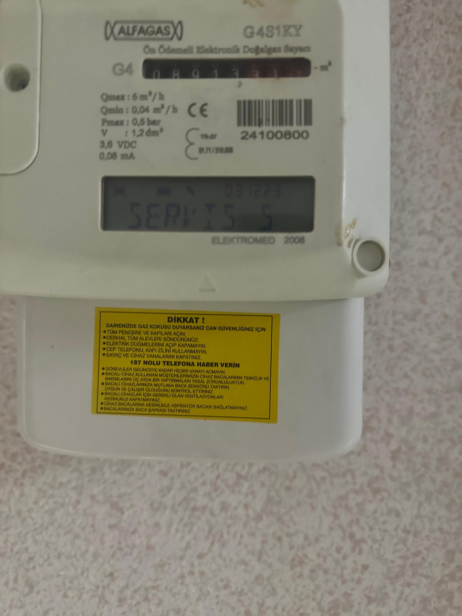 Başkent Doğalgaz Doğalgaz Saati Arızası - Şikayetvar