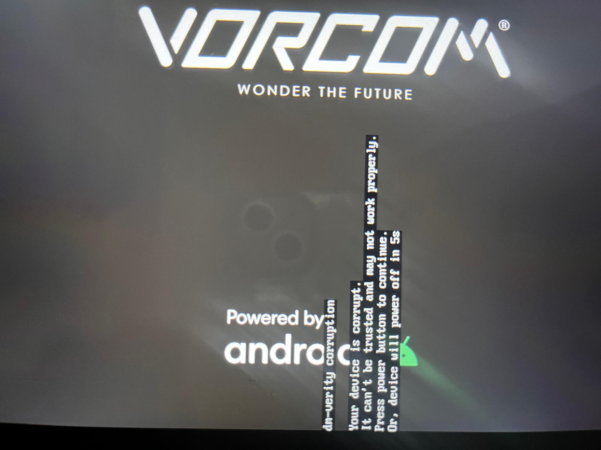 Vorcom Tablet Açılmıyor, Yazılar Çıkıyor Kapanıyor Kendisinden - Şikayetvar