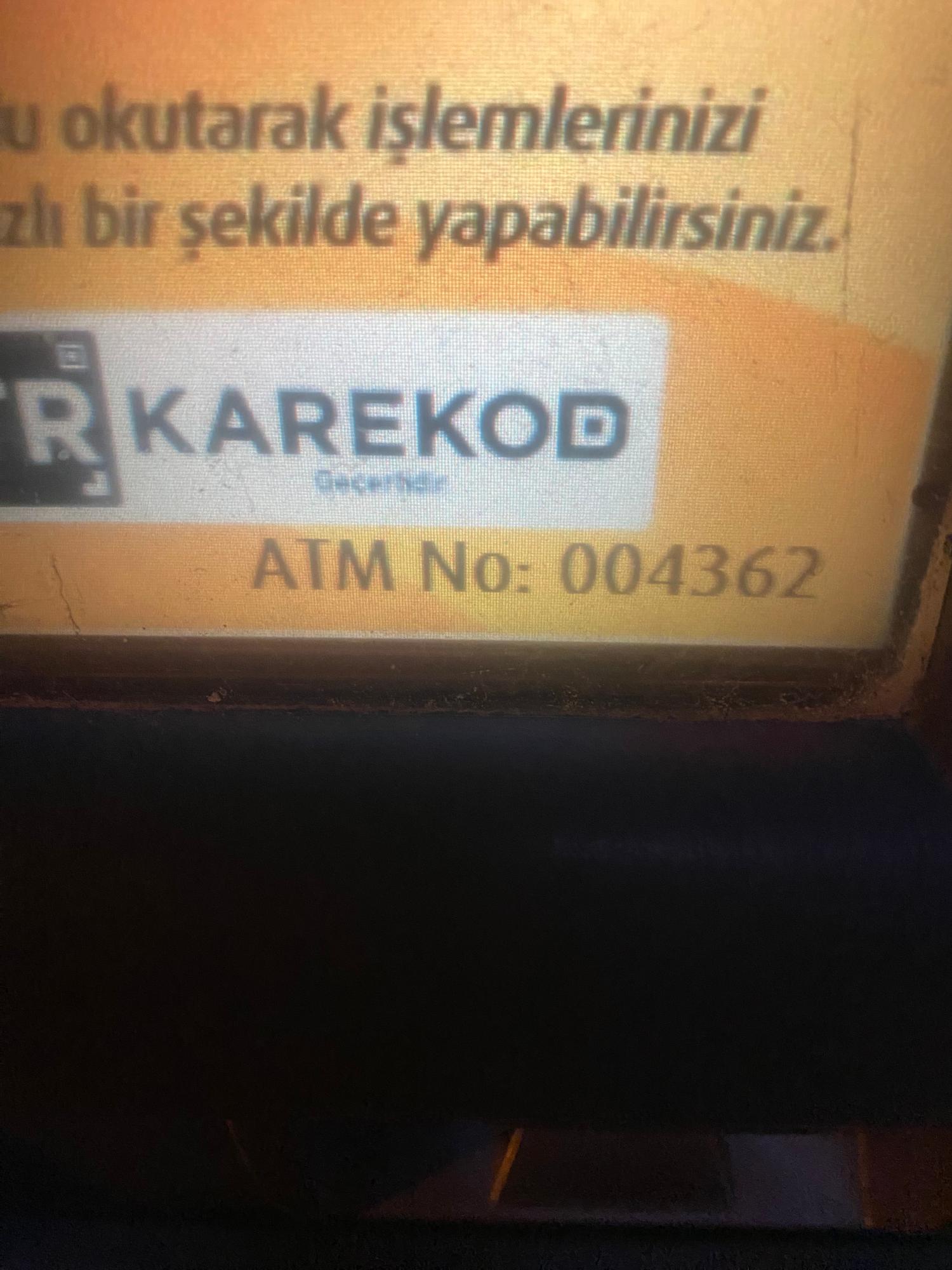 VakıfBank Ortak ATM'si Ziraat Kartımla Yaptığım Sistem Arızası - Şikayetvar