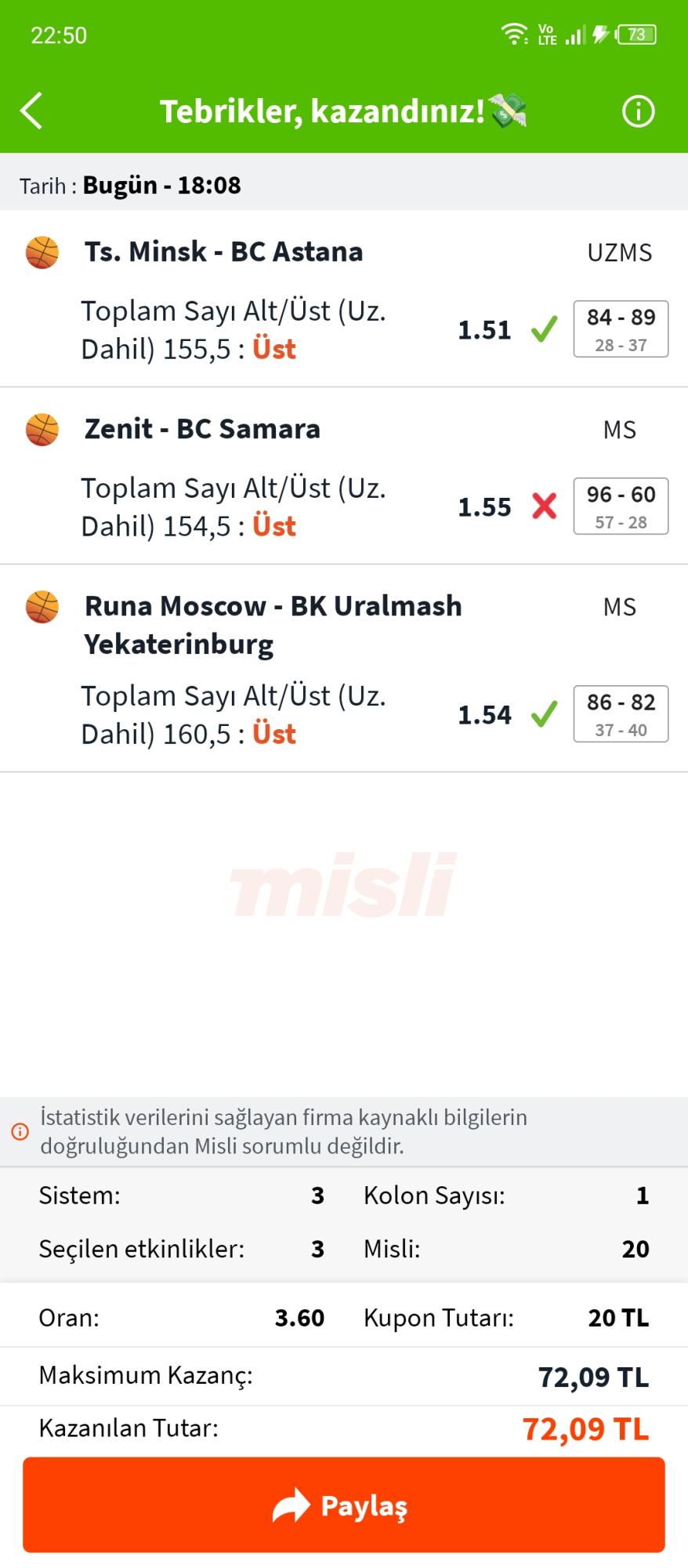 Misli Tutan Kupon Kayıp Gösteriliyor - Şikayetvar