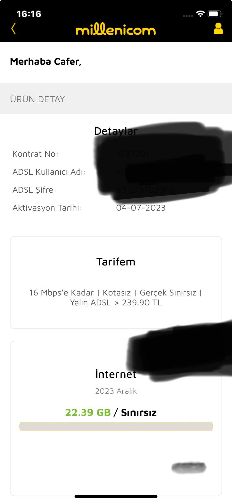 Millenicom 5 Ay Sonra Fatura Ve Faizi - Şikayetvar