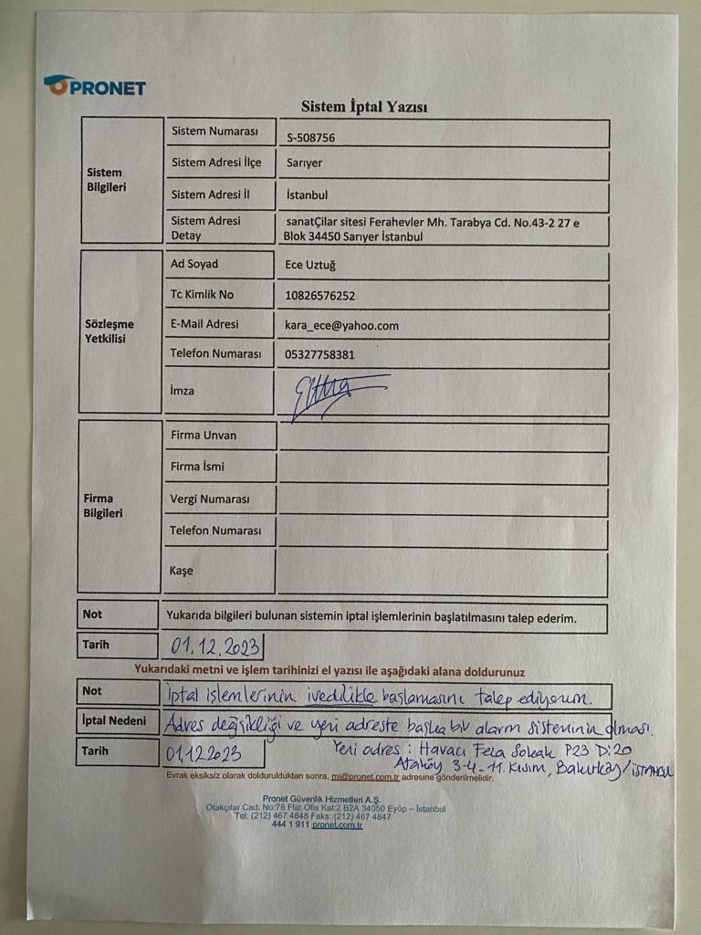 Pronet İptal Sürecinin Zorluğu - Şikayetvar