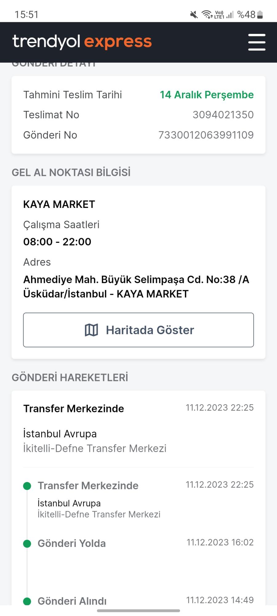 Trendyol Express Kargo Şubede Üç Gündür Bekletiliyor - Şikayetvar