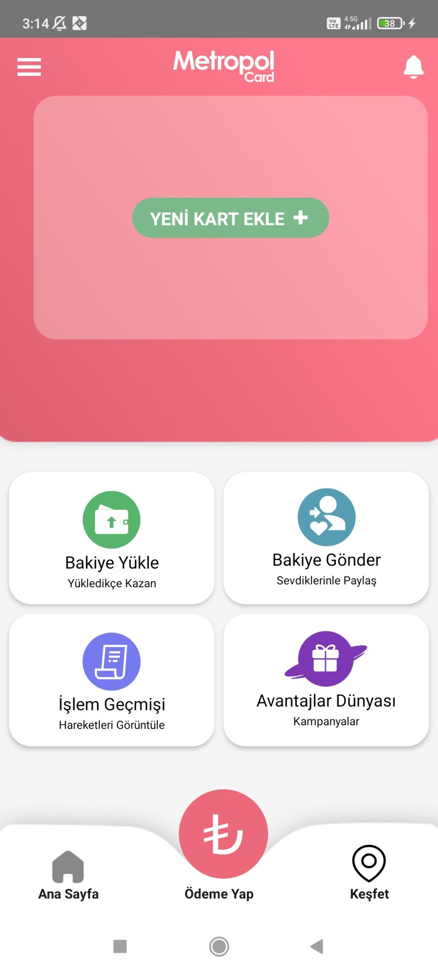 MetropolCard Metropol Card Kartı Kullanamamak - Şikayetvar