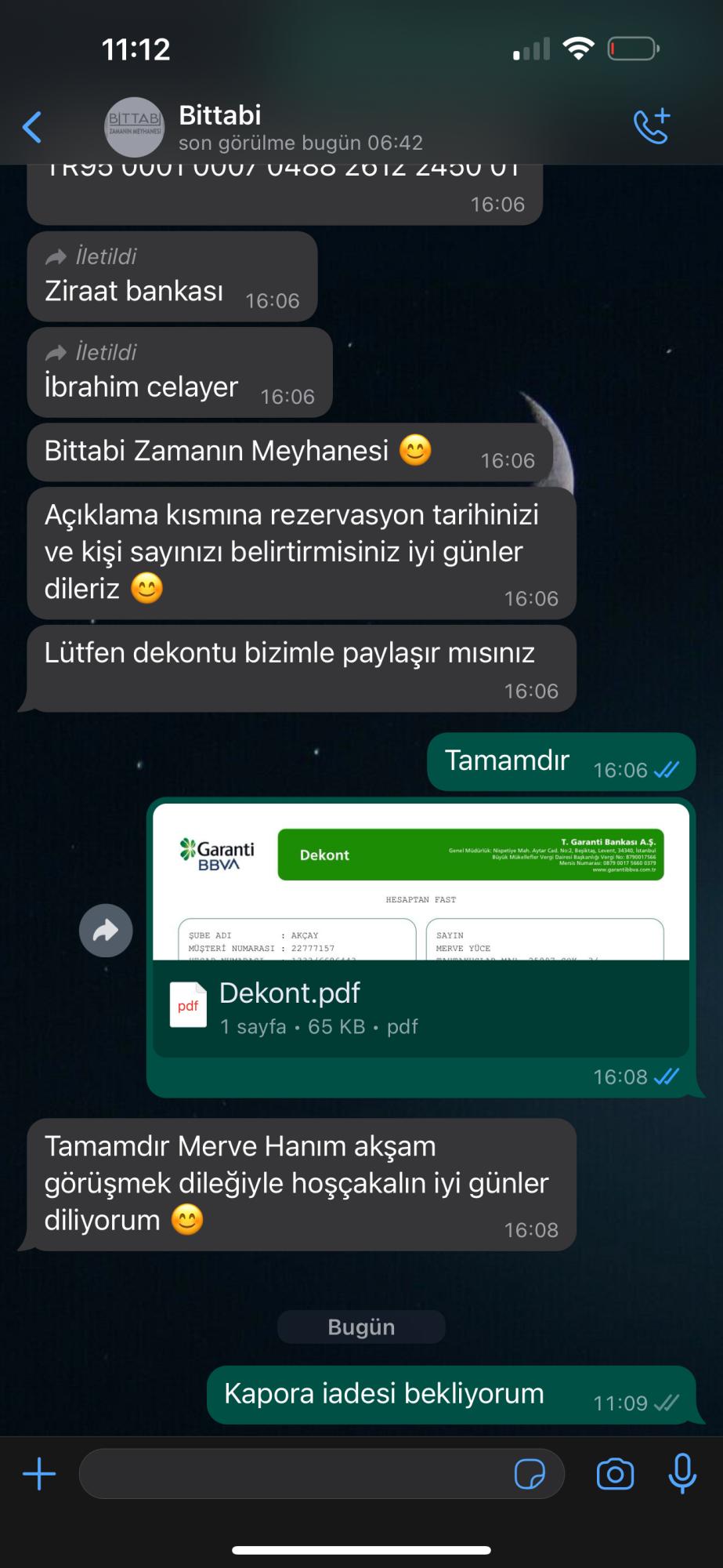 Bittabi Zamanın Meyhanesi İşletmecilikten Bihaber Bittabi - Şikayetvar