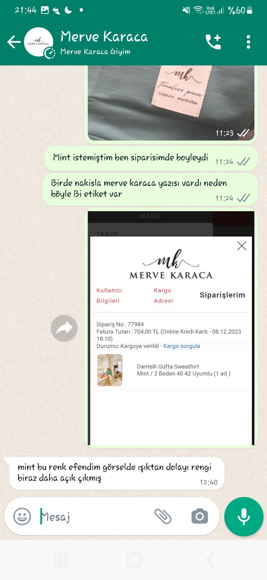 Merve Karaca Renk Farklılığı Ve Mağduriyet - Şikayetvar