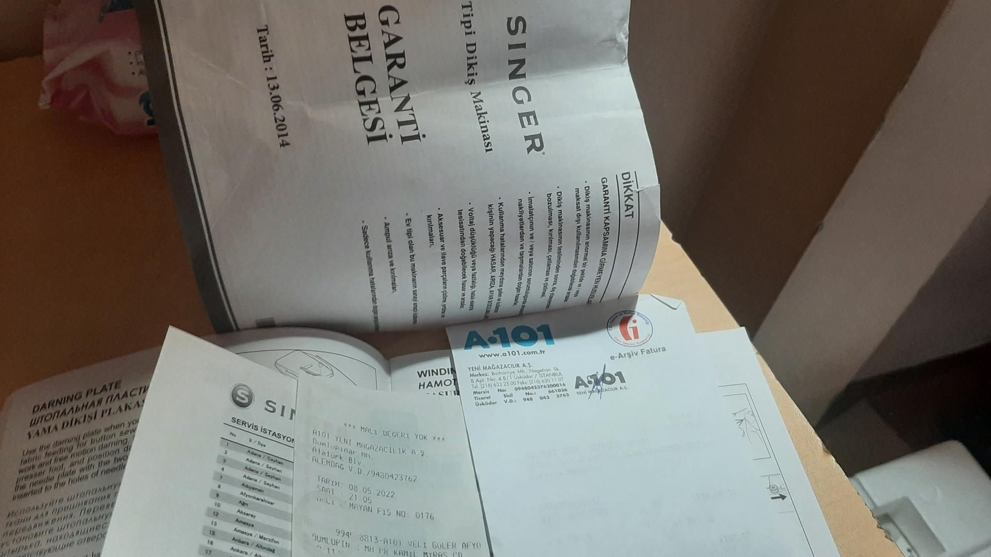 Singer Brilliance 6160 Dikiş Makinesi - Şikayetvar