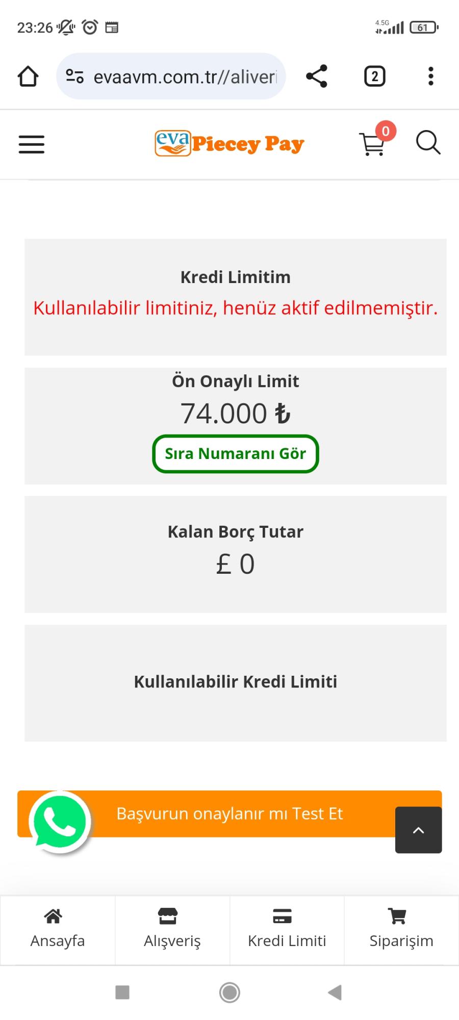 Eva AVM E Devlet İstemesi - Şikayetvar