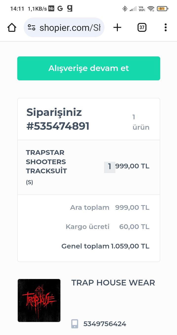 Shopier Trapstar Güvenilir Değilmiş - Şikayetvar