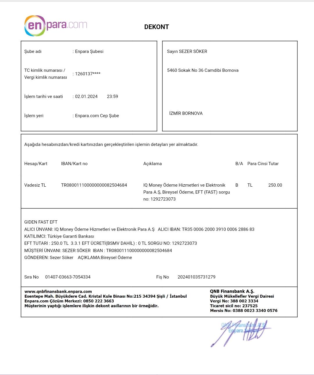 IQ Money IQ Money Para Hesaba Geçmedi - Şikayetvar