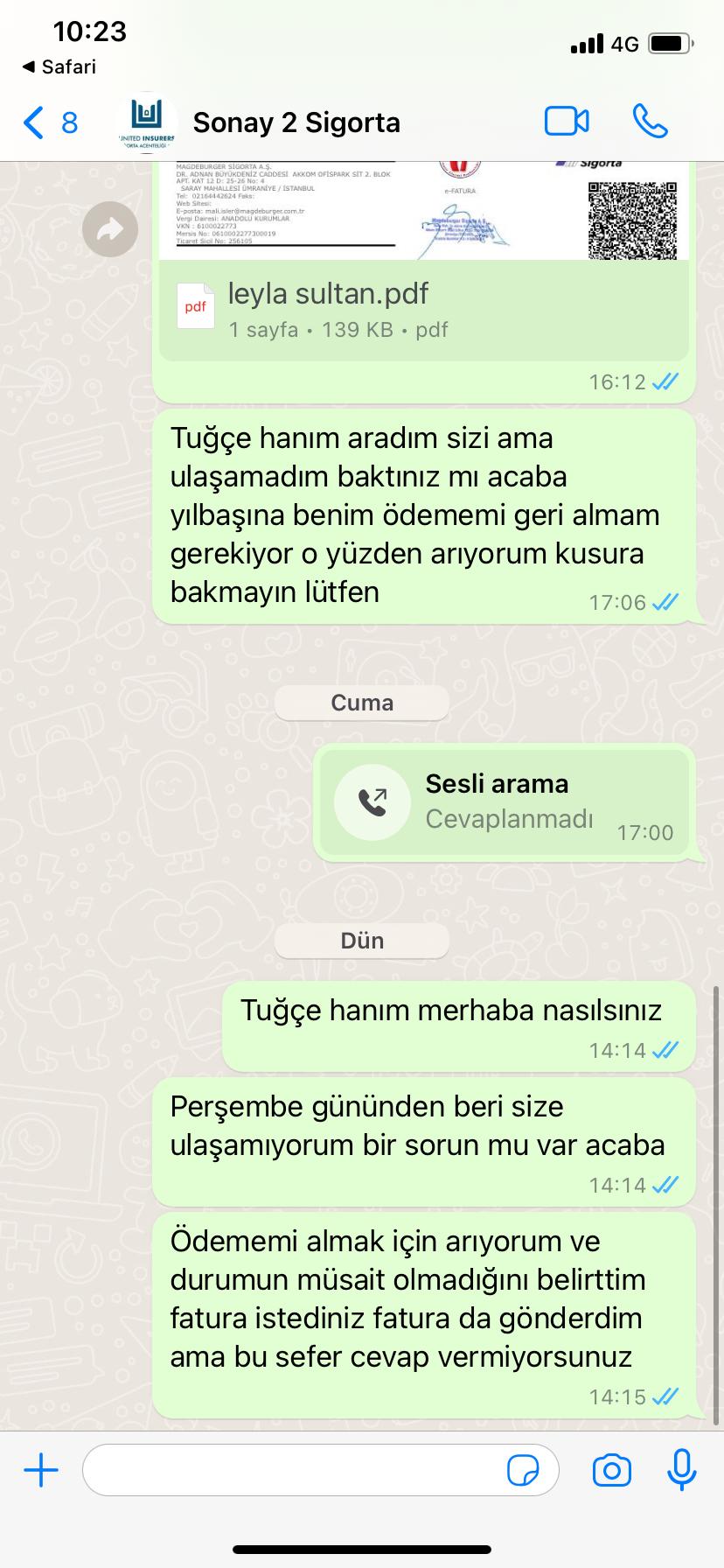 Magdeburger Sigorta Magde Burger Sağlık Sigortası Mağduru - Şikayetvar