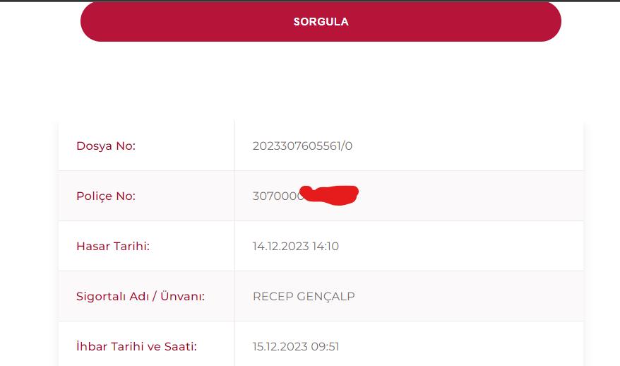 Sompo Sompo Sigorta Ön Ekspertiz Raporu Mağduriyeti - Şikayetvar