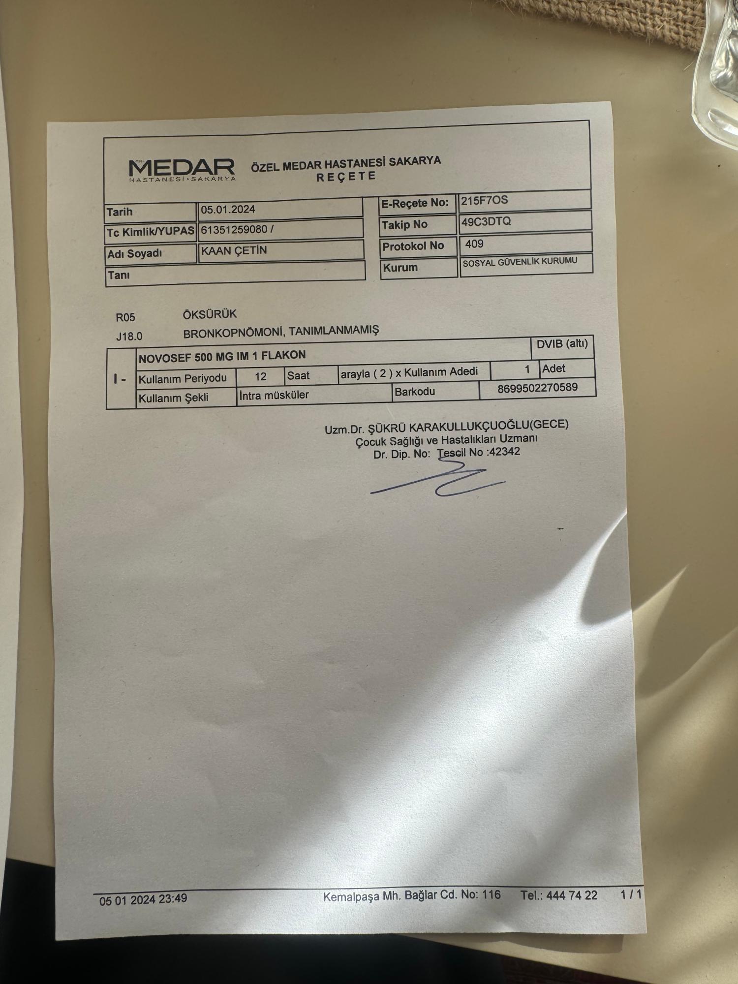 Özel Medar Hastaneleri Bebek Hastası İçin Yanlış Teşhis Ve Tedavi ...