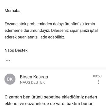 Naos Stars Naos Star Uygulamasında Sürekli Hata Sorunu - Şikayetvar