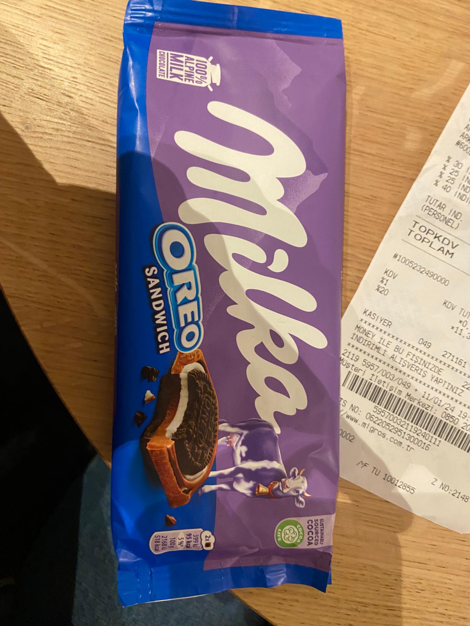 Milka Oreo Sandwich Ürününün İçerisinden İp Çıkması - Şikayetvar