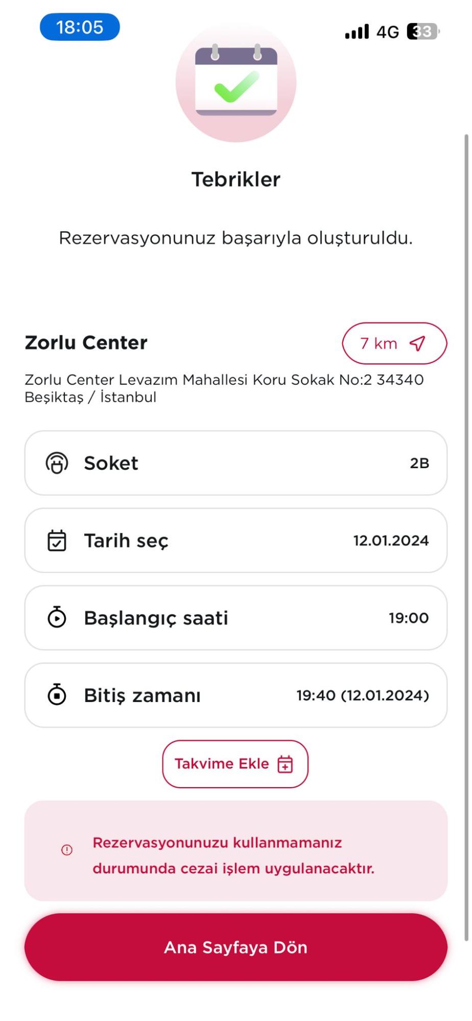 ZES Şarj İstasyonları ZES Haksız Blokaj Ücreti - Şikayetvar