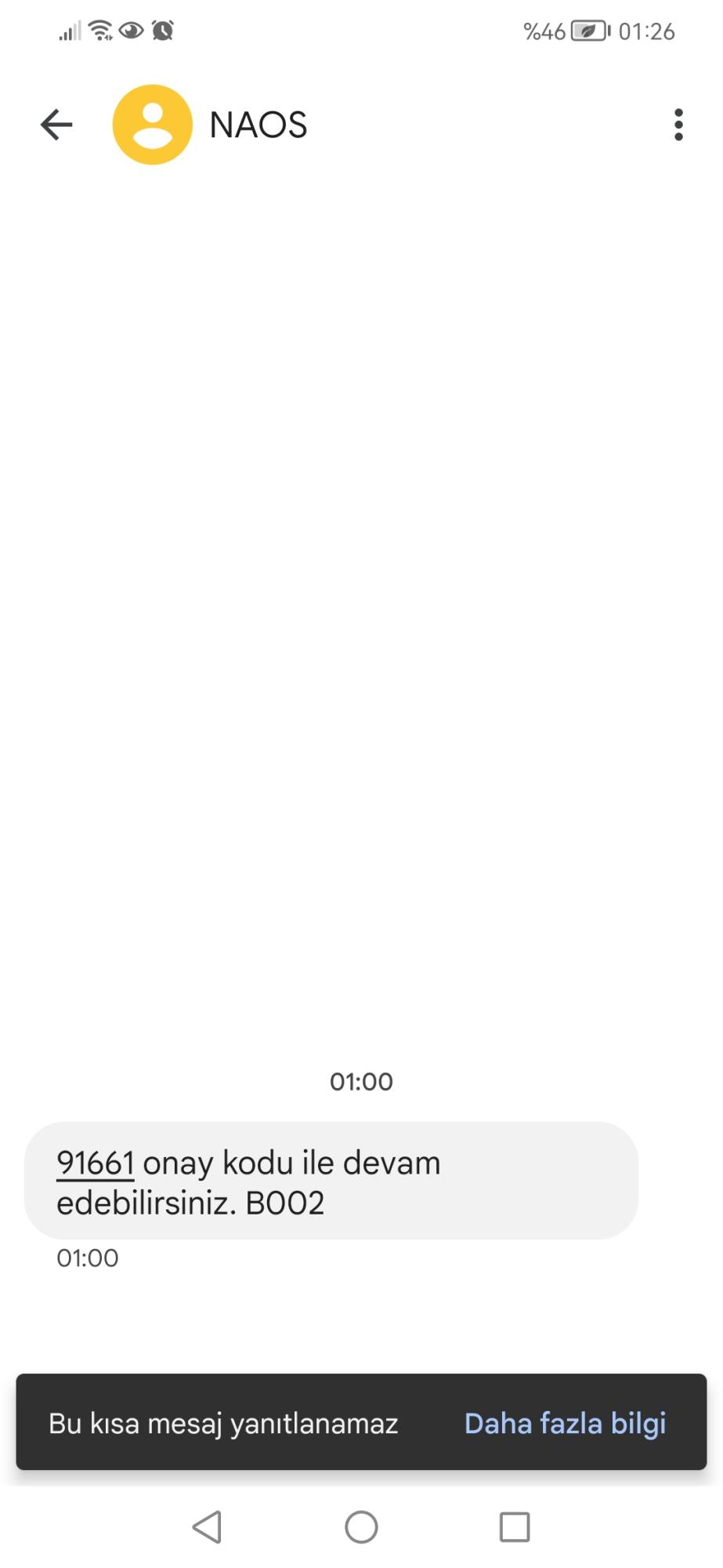 Naos Stars Naos Onay Kodu - Şikayetvar