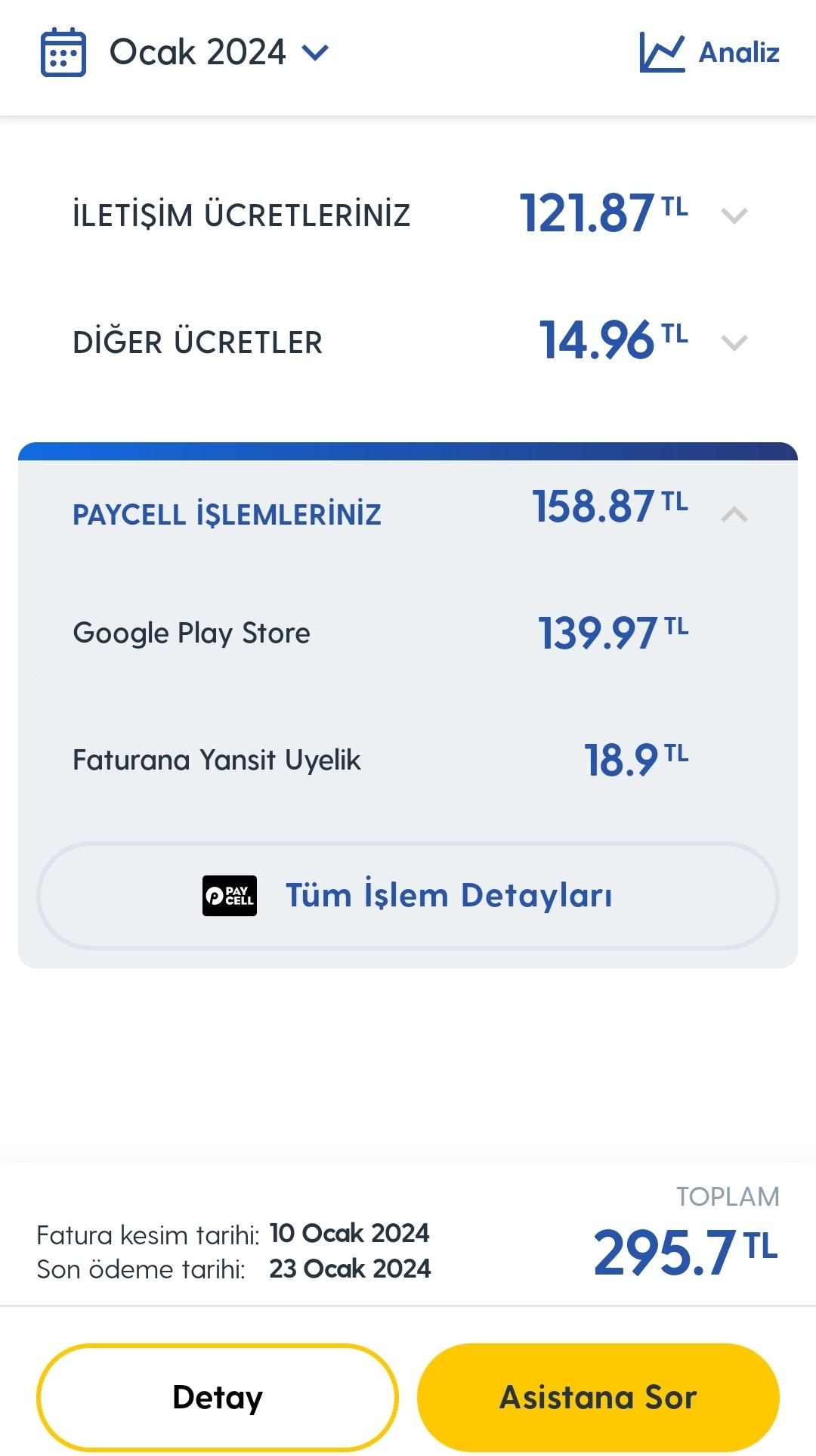 Turkcell Paycell Faturana Yansıt Üyelik - Şikayetvar