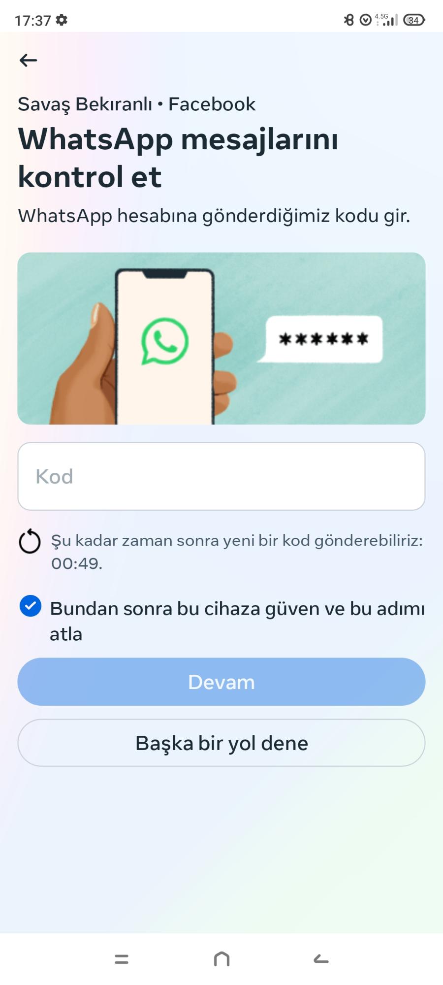 Facebook Login Error With My New Phone - Xolvie