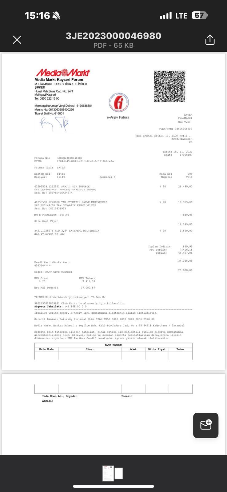 PHILIPS Ev Aletleri Philips EP 5144/70 Tam Otomatik Kahve Makinesi ...