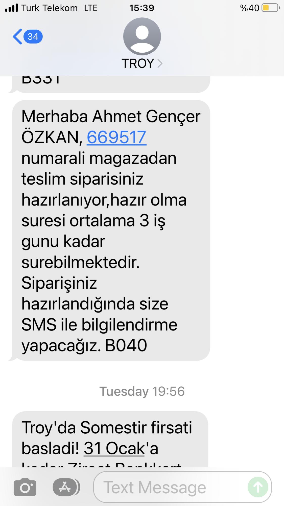 Troy Apple Premium Partner Troystore Apple'a Hiç Yakışmıyor - Şikayetvar