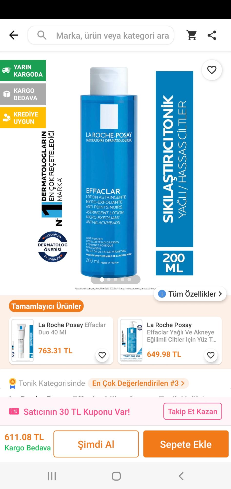La Roche Posay Tonik Sivilce Yaptı - Şikayetvar