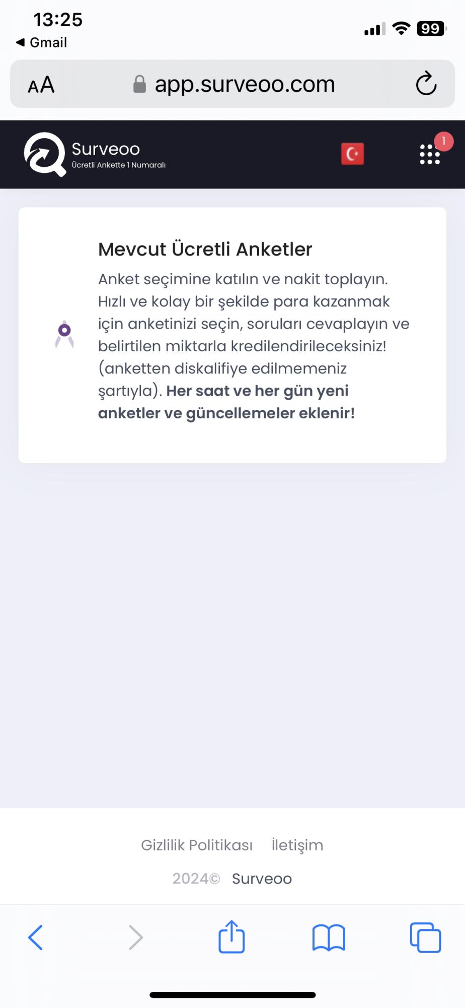 Surveoo Surveoo.com Anket Sitesi Mağduriyeti - Şikayetvar