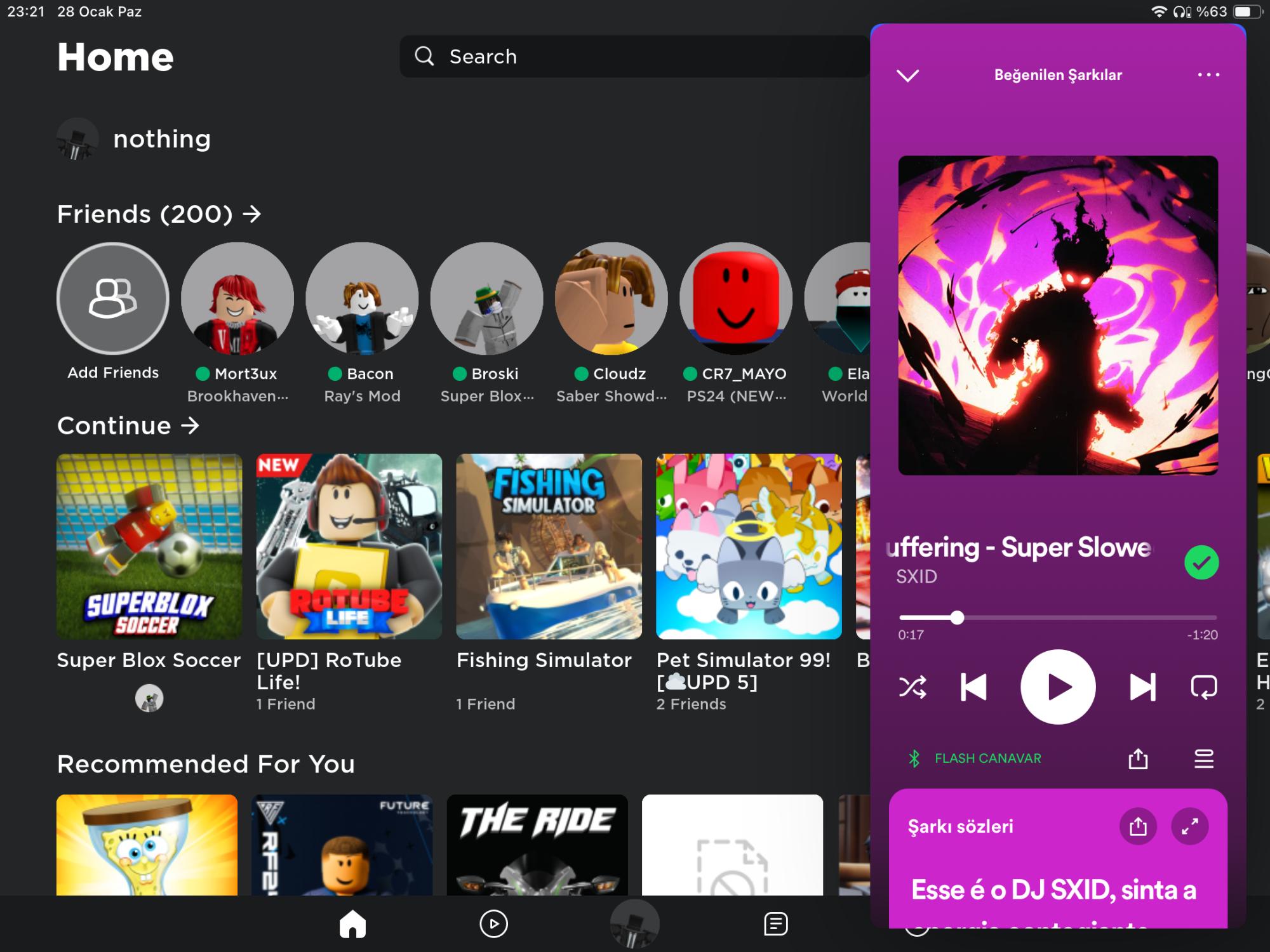 Roblox Spotify'dan Müzik Açılmama Sorunu - Şikayetvar