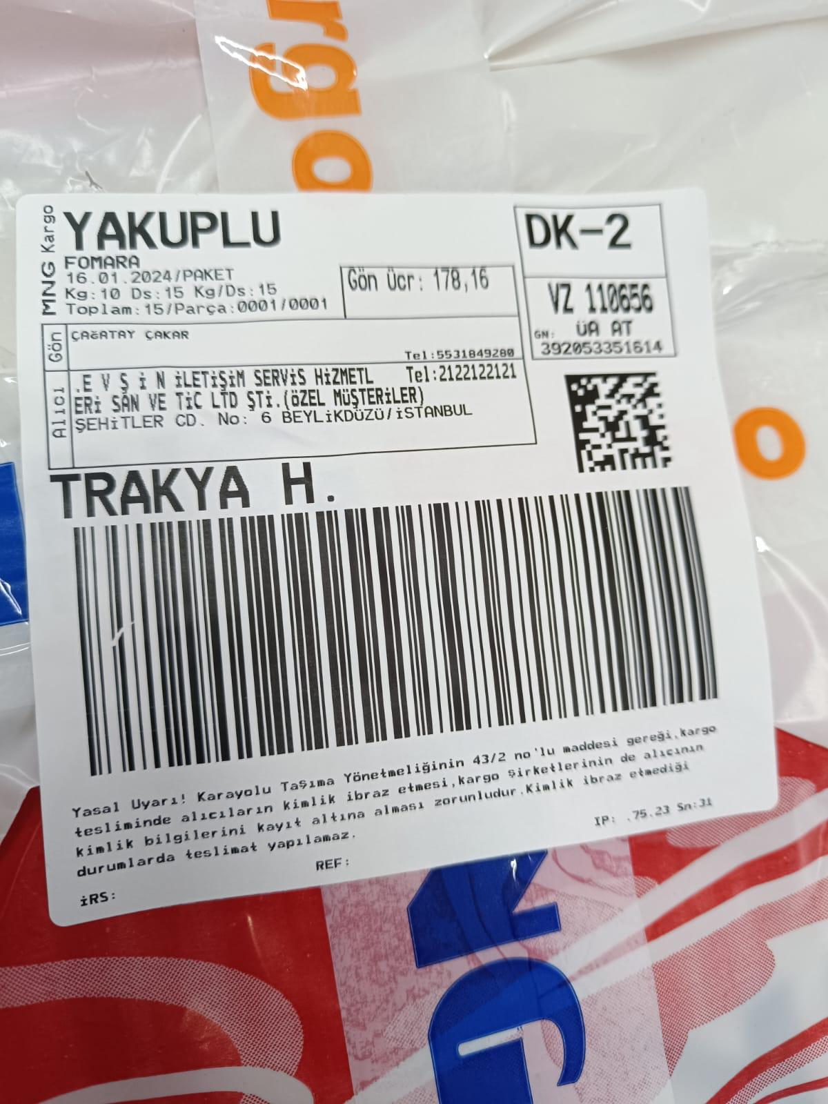 Evşin İletişim Ayıplı Ürün İadesi Hakkında - Şikayetvar