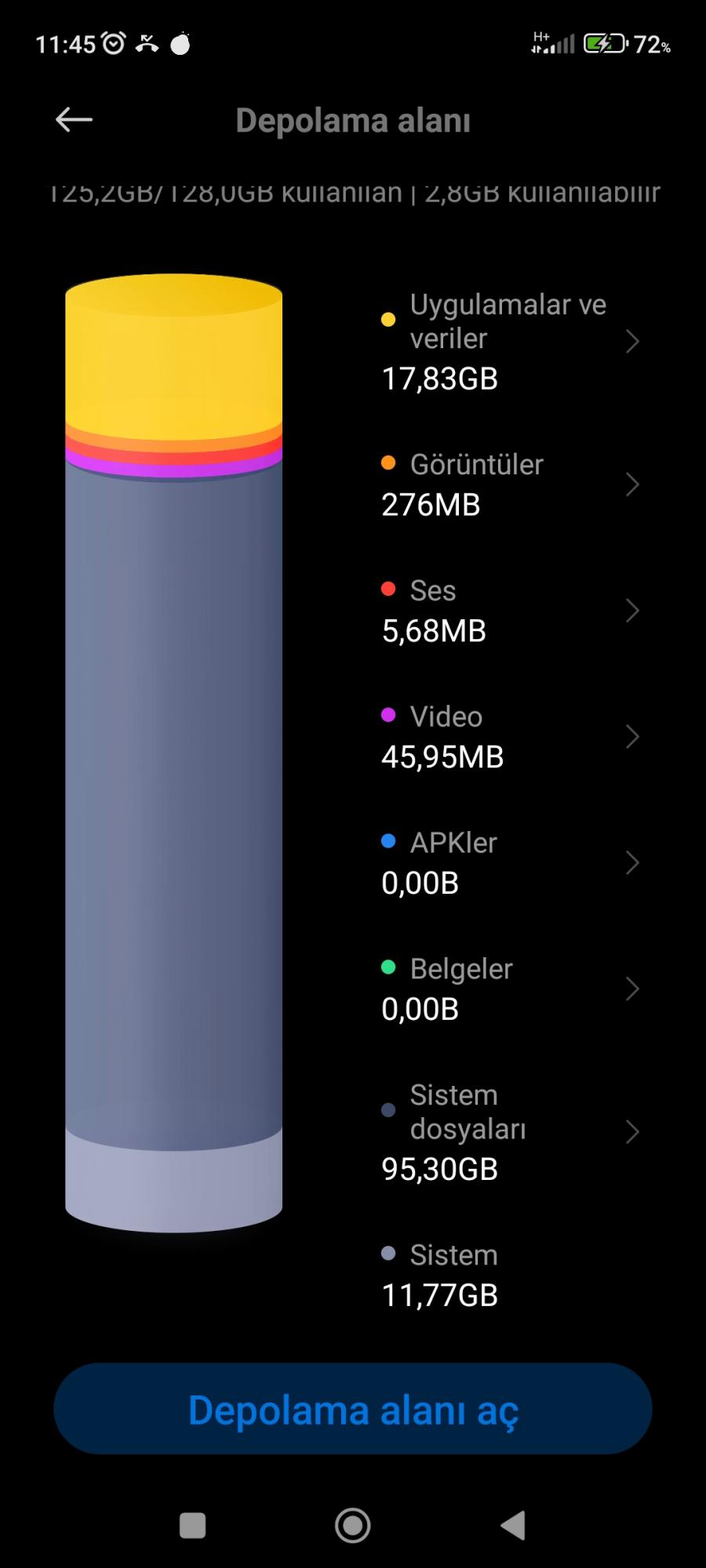 Xiaomi Note 10 Sistem Çok Yer Kaplıyor - Şikayetvar