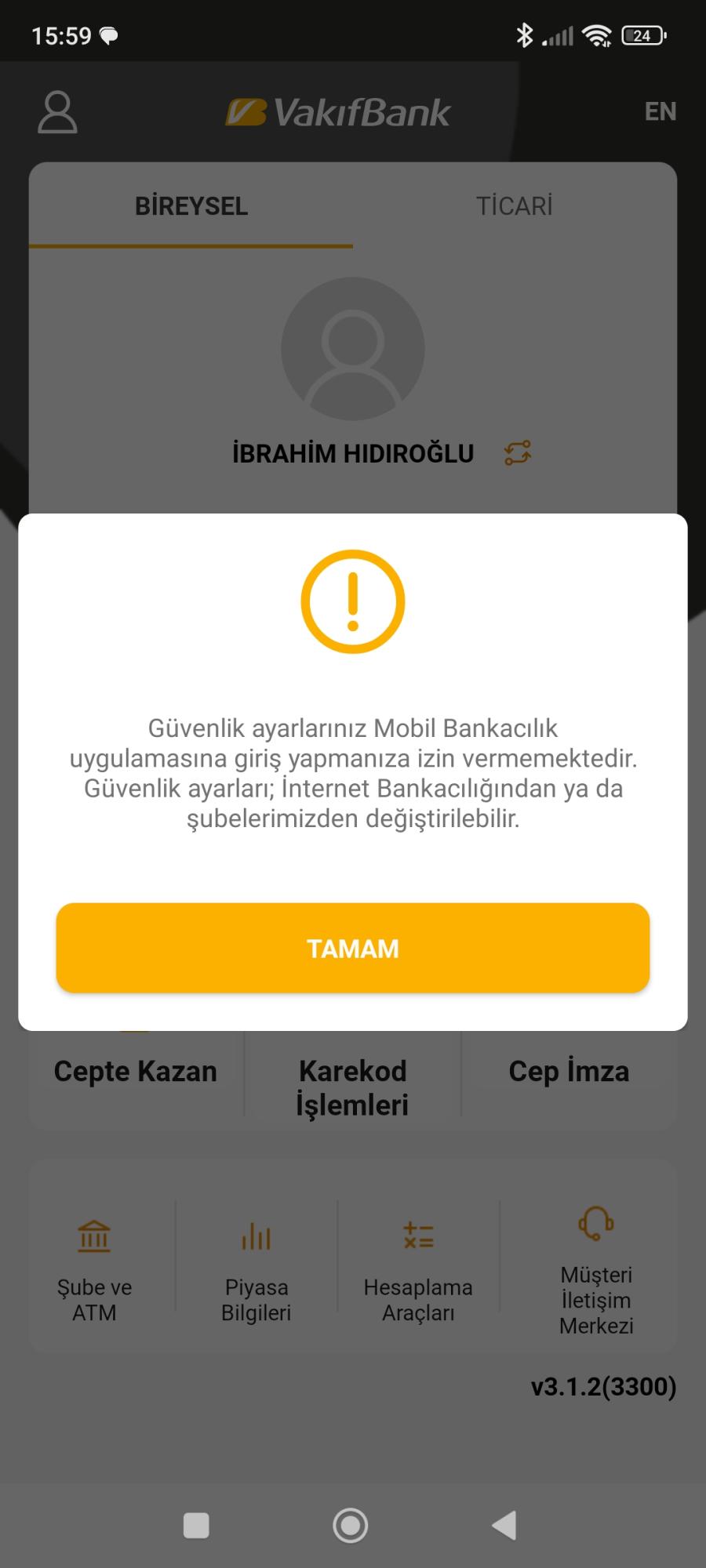VakıfBank Haksız Yere Bloke - Şikayetvar
