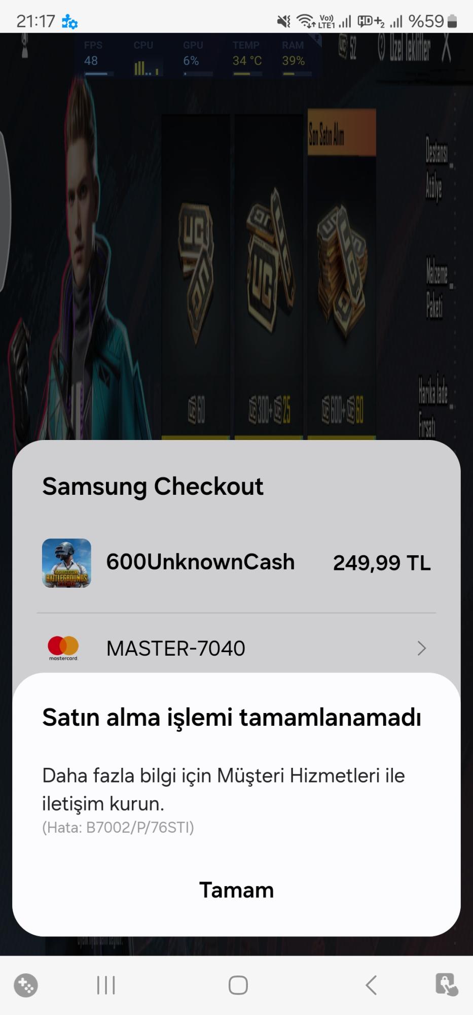 Samsung Telefon Samsung Galaxy Store (Hata: B7002/P/76STI) - Şikayetvar