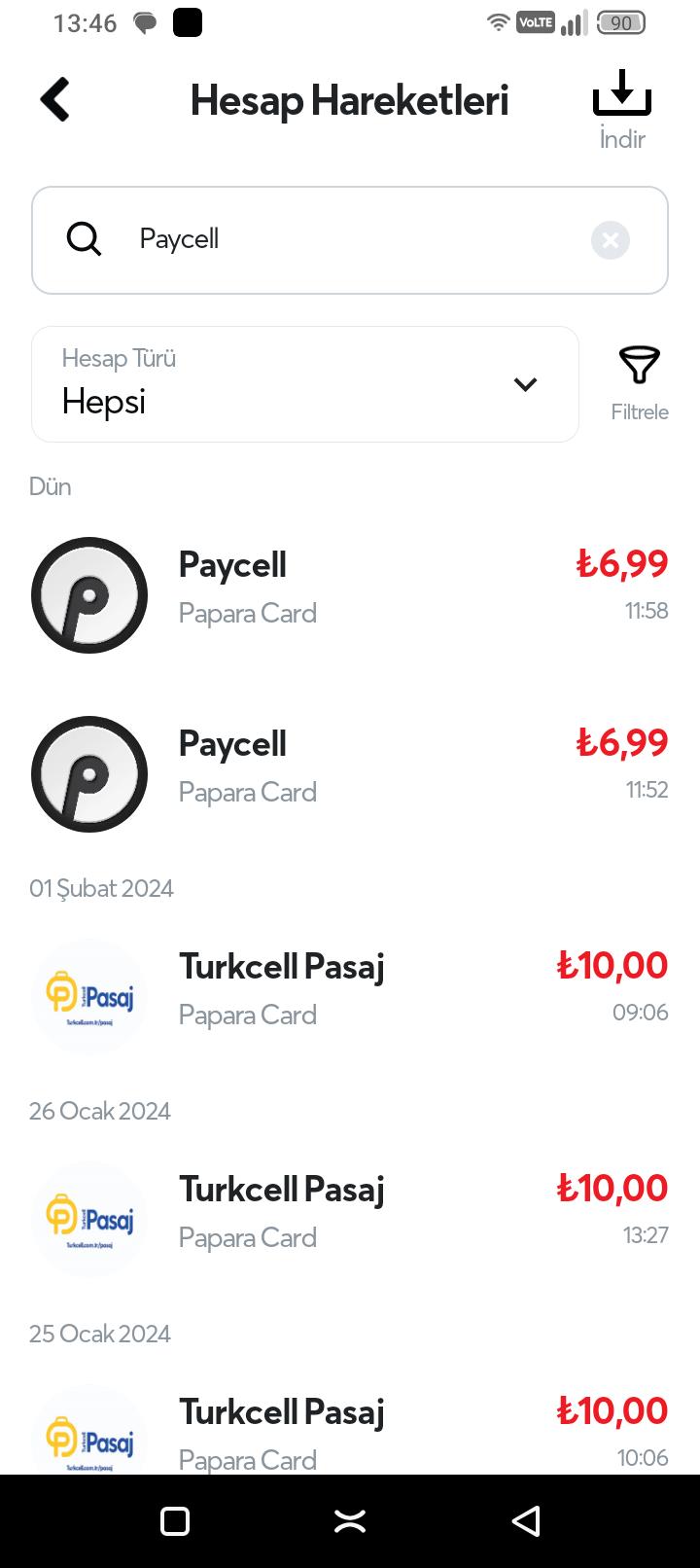 Turkcell Paycell İki Kere Karttan Para Çekti Bir Kere Yükleme Yaptı ...
