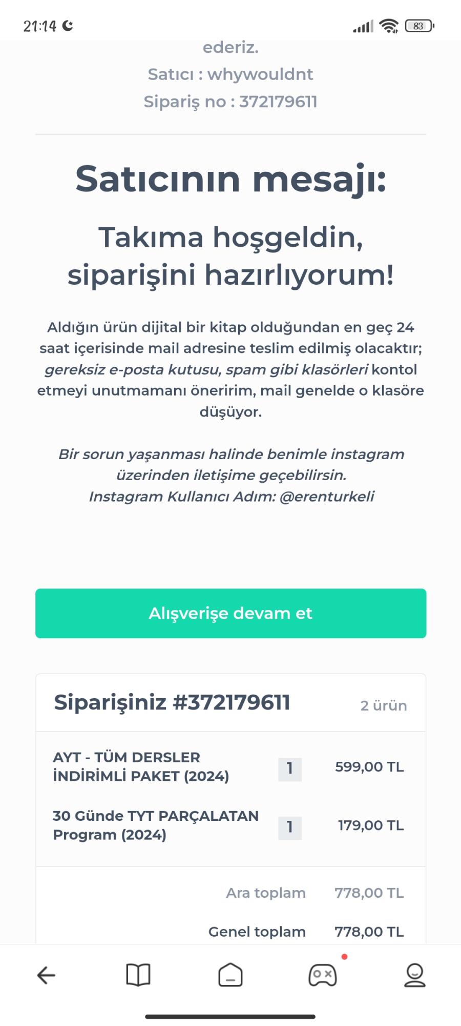 Shopier Teslim Edildi Diyor Ama Dosya Açacak Link Yok, Acil Yardım ...