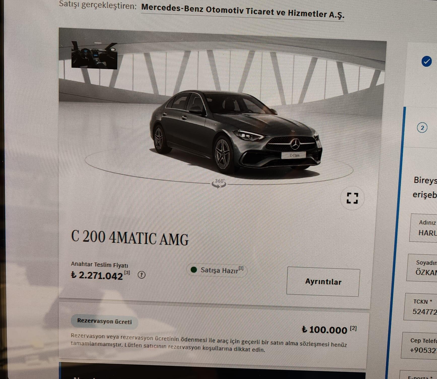 Mercedes-Benz Mercedes Online Satış Engelleme - Şikayetvar