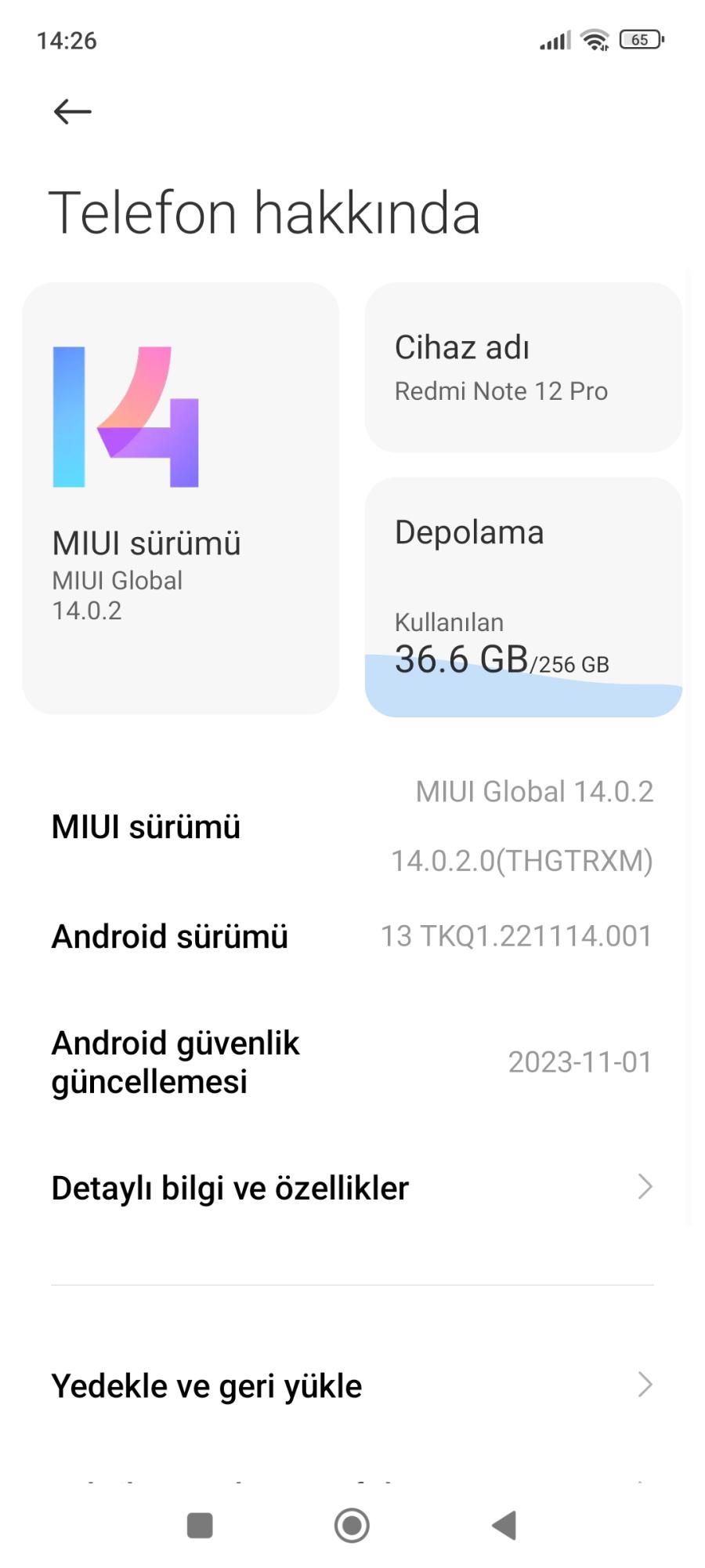 Xiaomi Redmi Note 12 Pro 4g Hyper Os - Şikayetvar