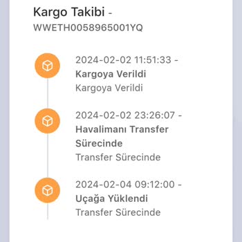 We World Express Geç Kargo Hareketsizlik - Şikayetvar