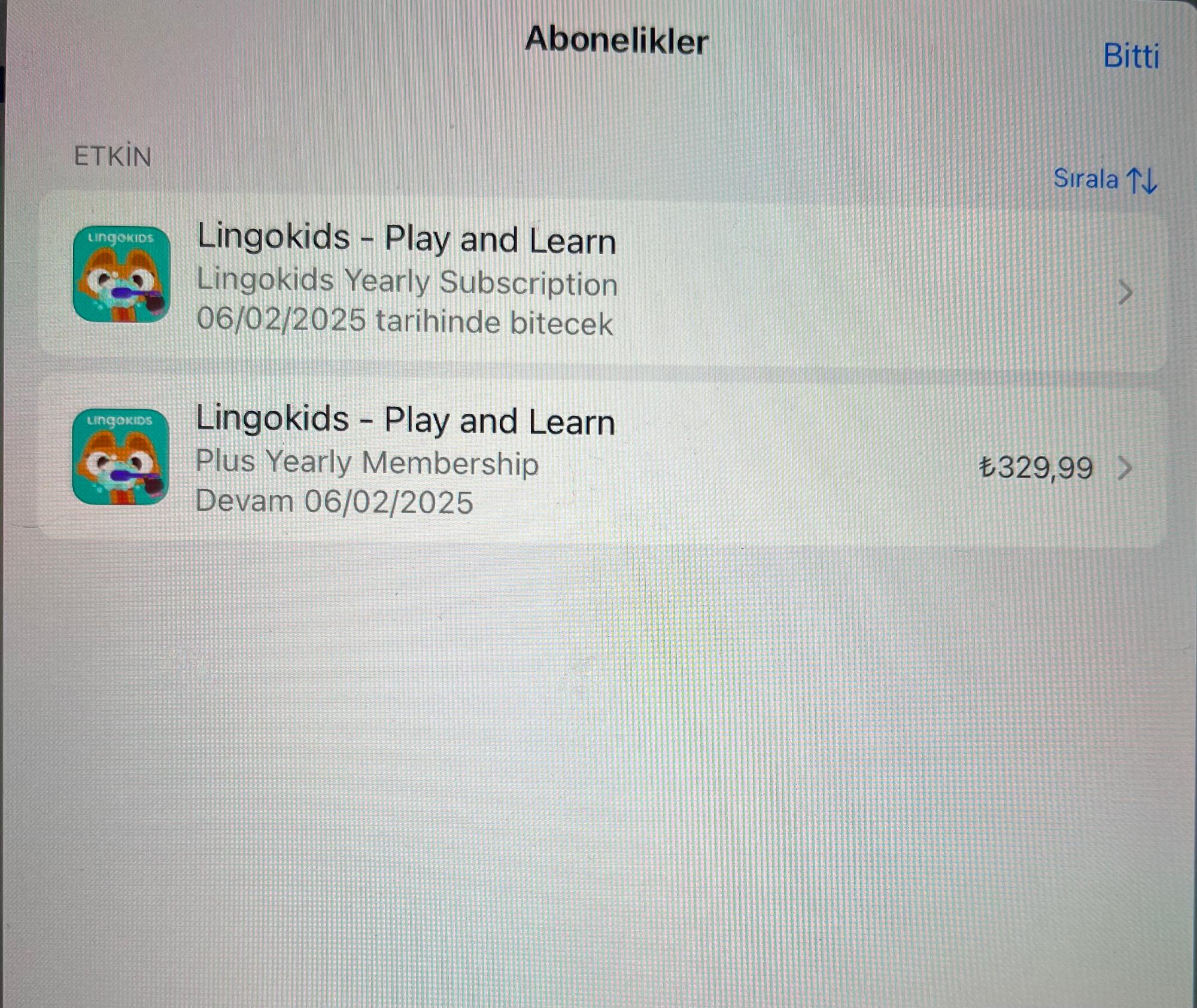 Lingokids 2 Üyelik Ücreti Alımı - Şikayetvar