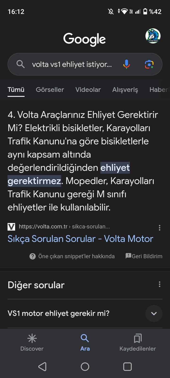 Volta Yüzünden Ceza Yedim. - Şikayetvar