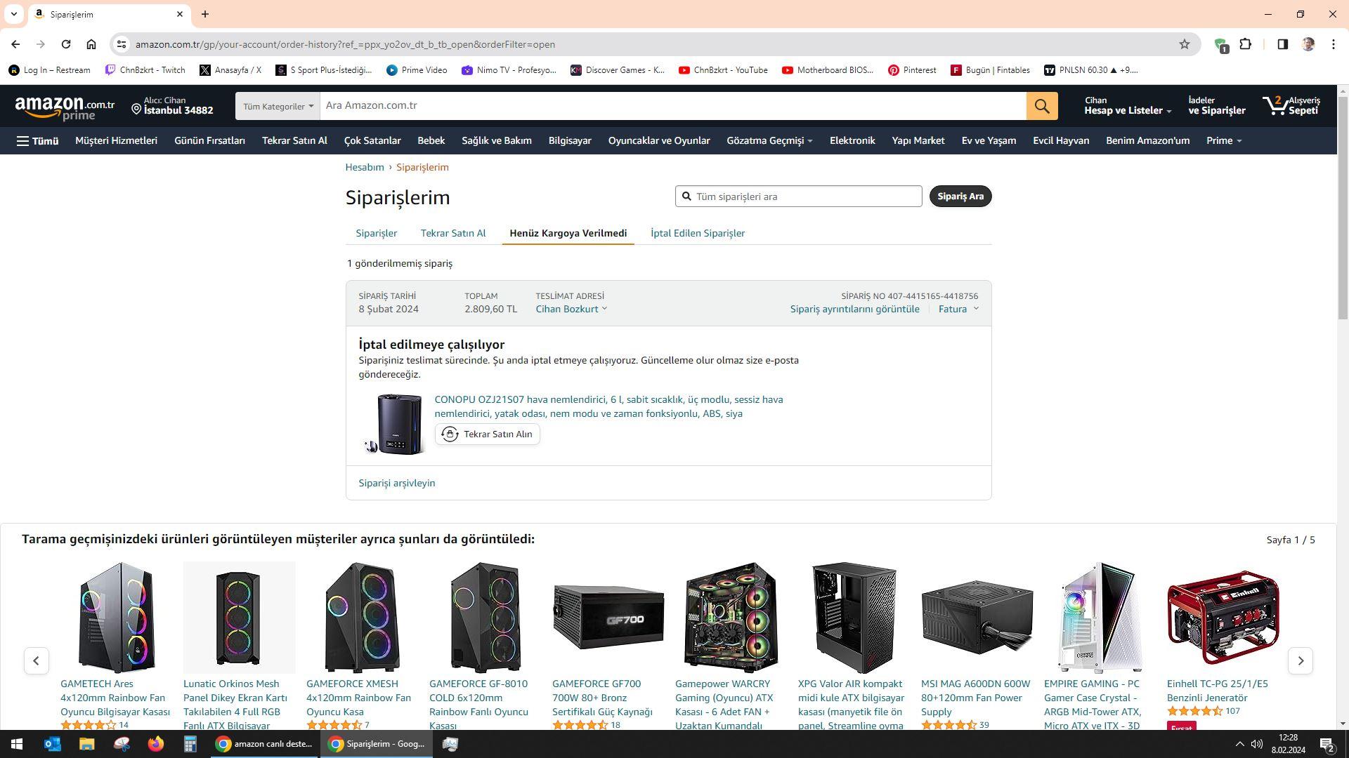 Amazon Does Not Confirm Cancellation - Xolvie