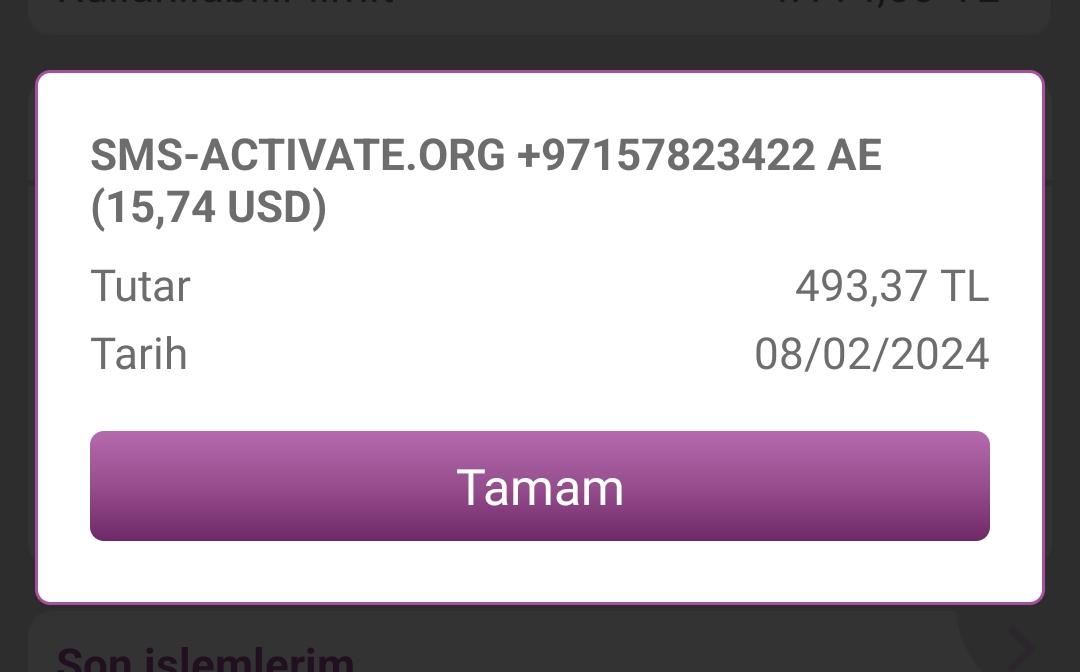 Sahte Web Sitesi Dolandırıcılığı sms-activate.org Almadığım Bir Şeyin ...