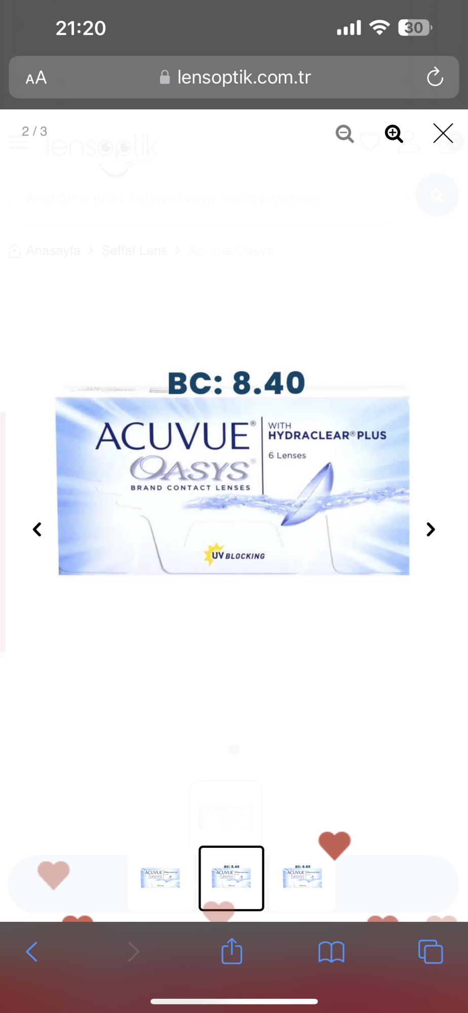 Acuvue Kalitesiz Lens Deneyimi - Şikayetvar