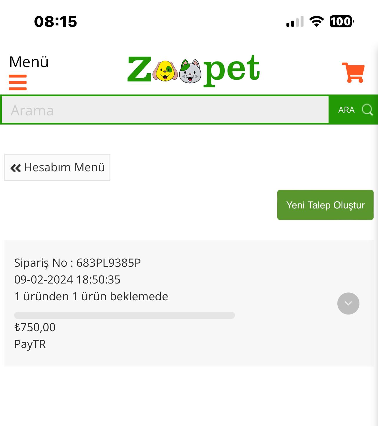 Zoopet İade Sorunu Yaşatıyor - Şikayetvar