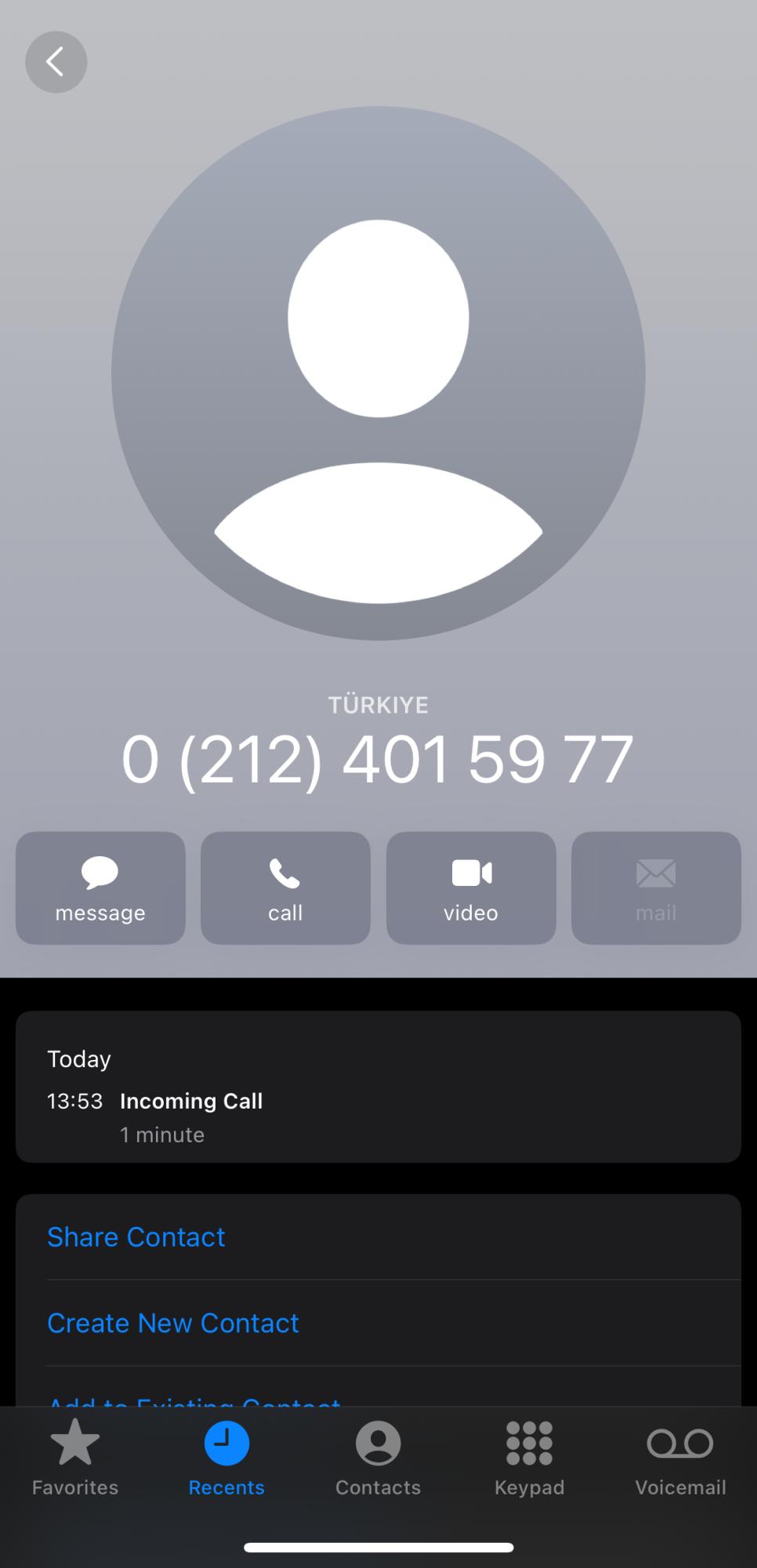 Viennalife Emeklilik ve Hayat Şüpheli Numara: 0212 401 59 77 ...