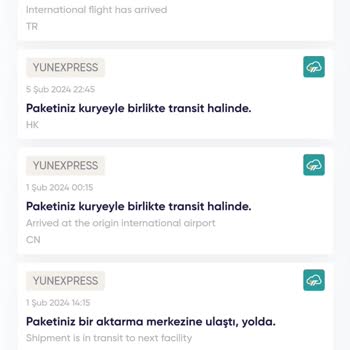 Yunexpress Kargo Gecikmesi Kargo Bilgilerinin Güncellenmemesi - Şikayetvar