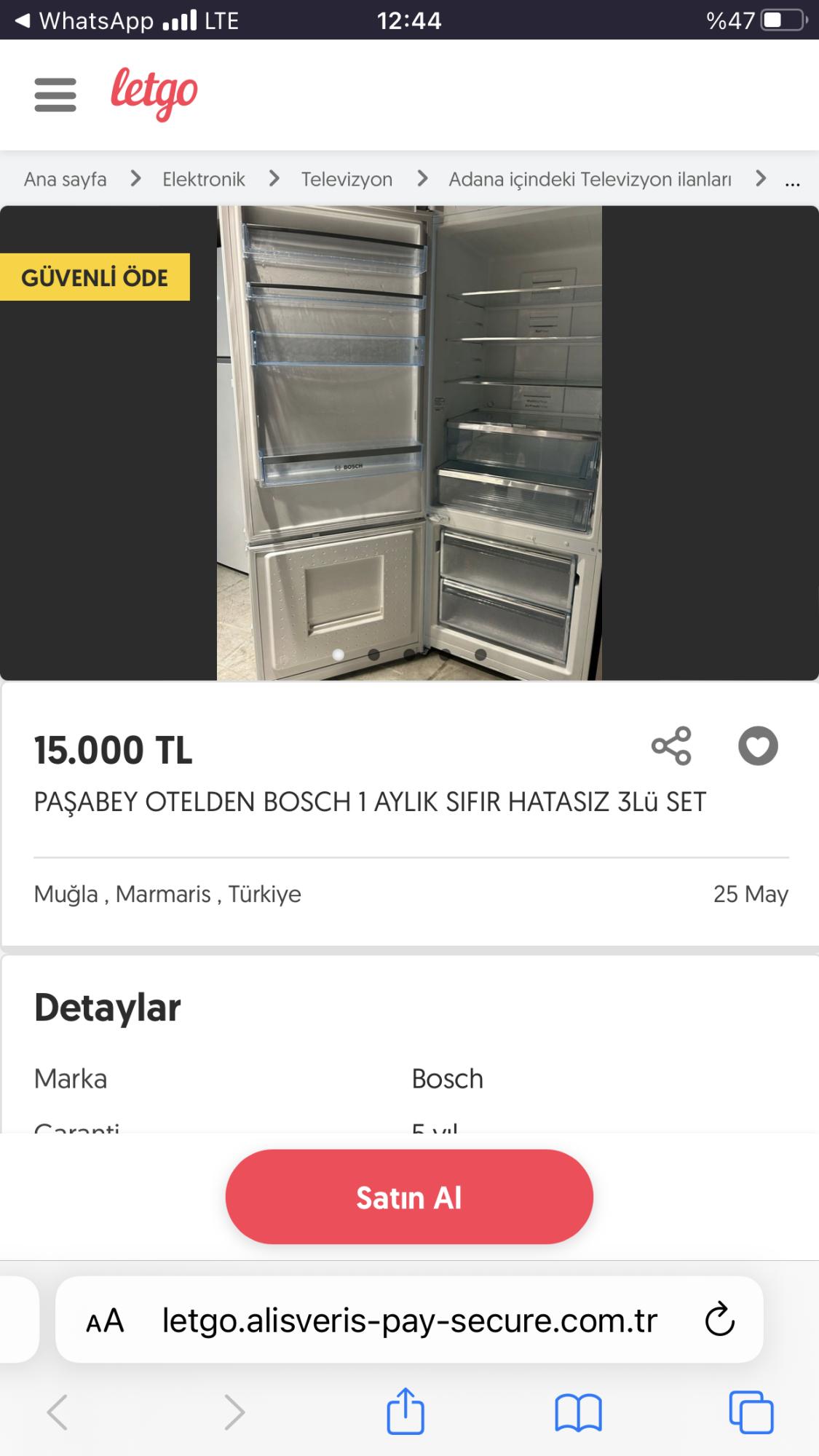 Letgo Muhatap Dahi Bulamadım - Şikayetvar
