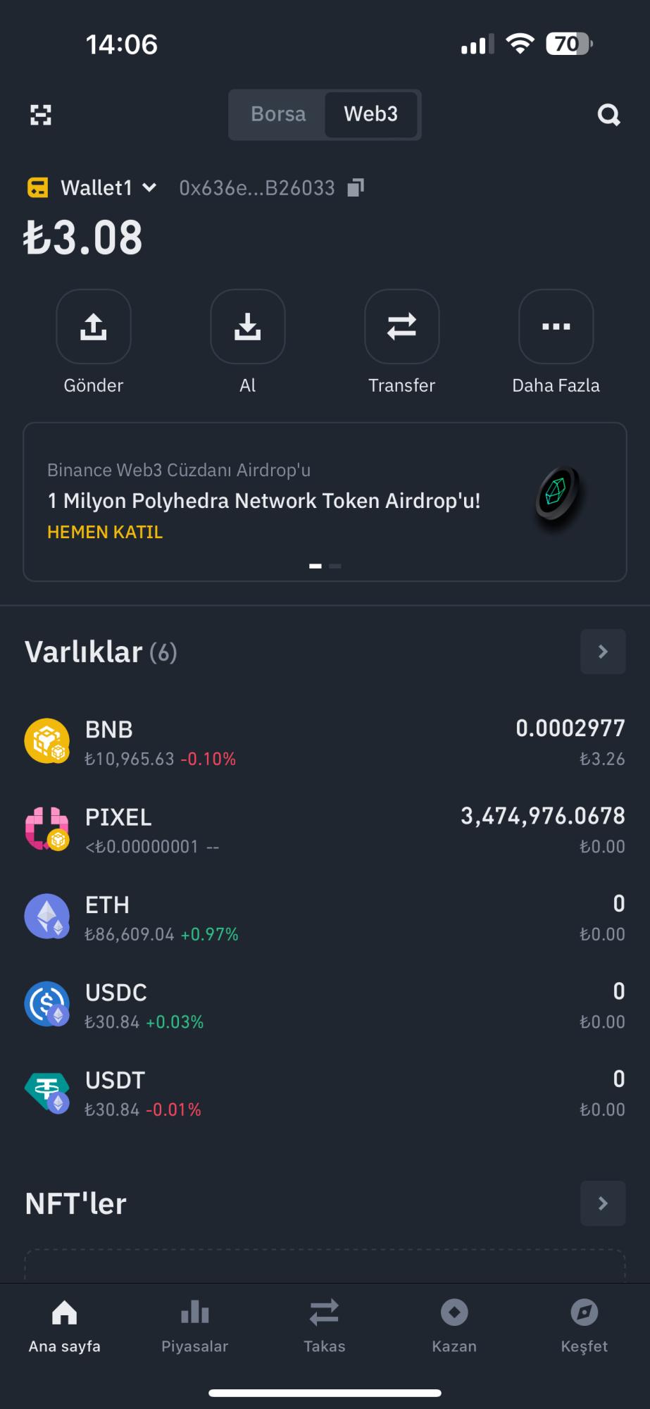 PancakeSwap Web3 Platformunda Yaşanan Mağduriyet Talebi - Şikayetvar