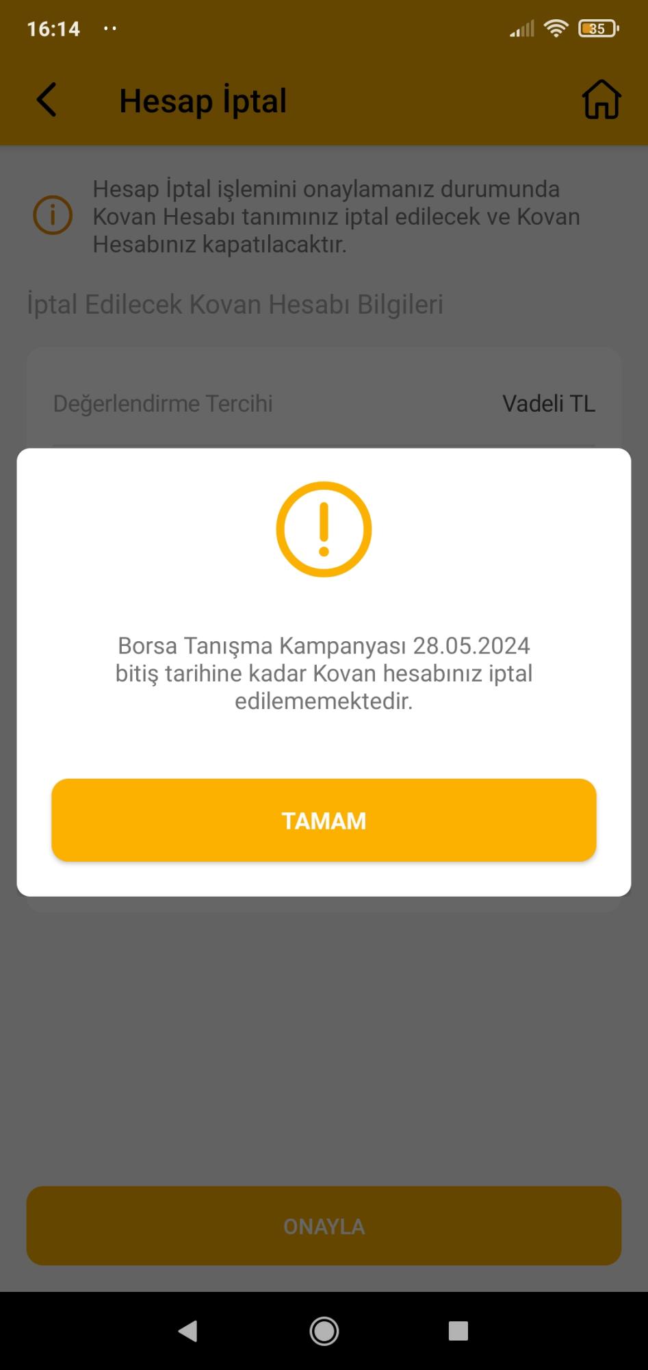VakıfBank Kovan Hesabı Kapatılmıyor - Şikayetvar